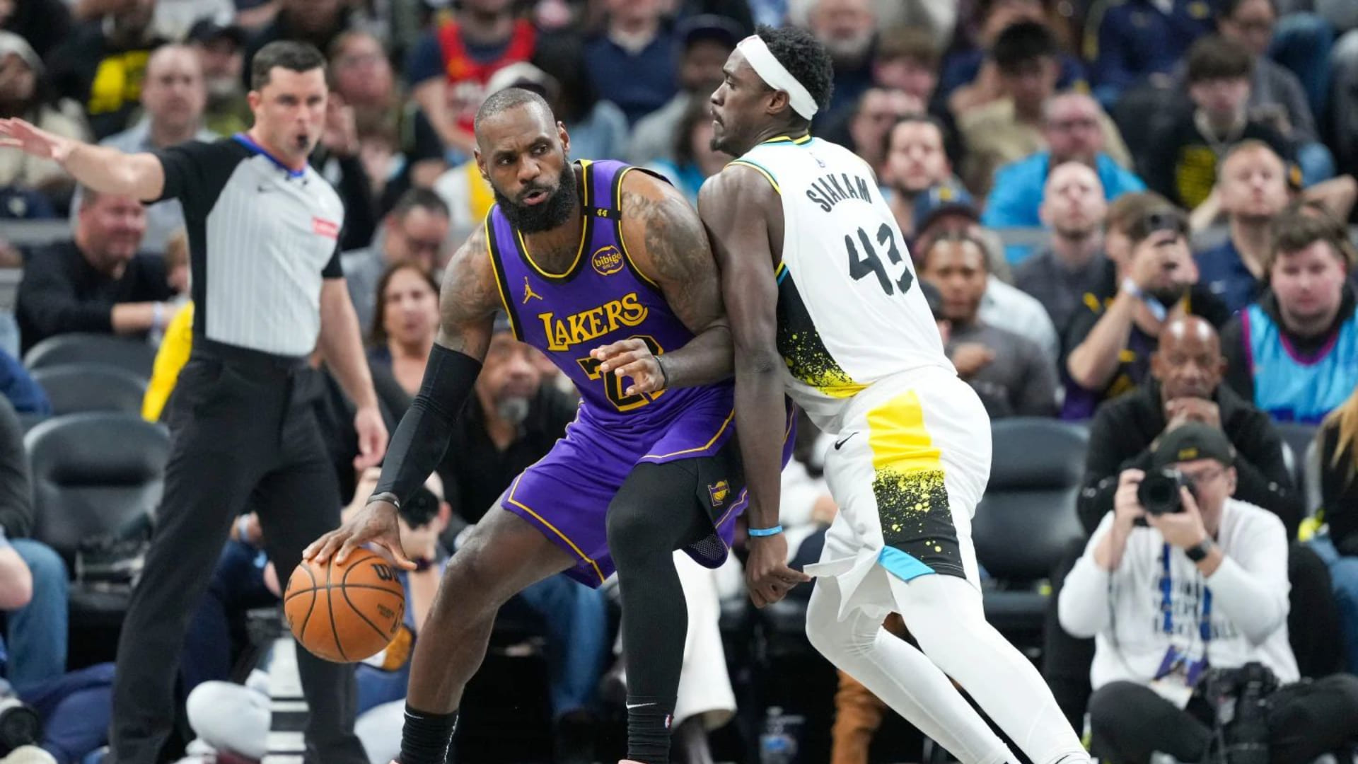 LeBron James anota al final y lleva a Lakers a vencer 120-119 a Pacers ...